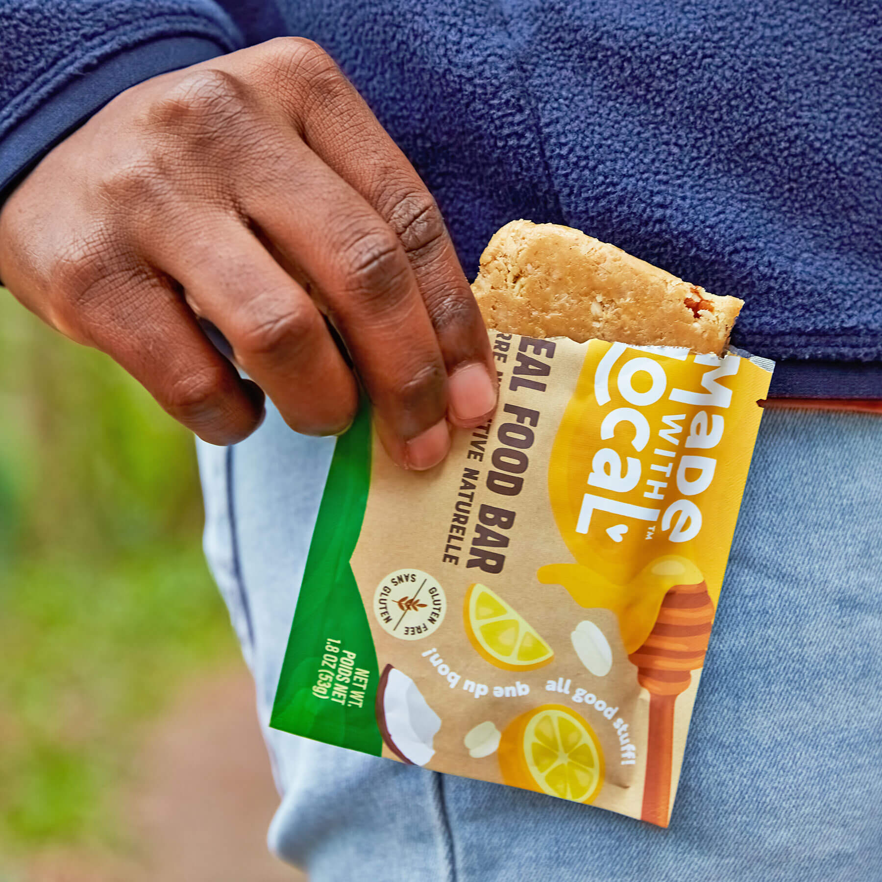 Lemon Square Real Food Bar - Made with Local